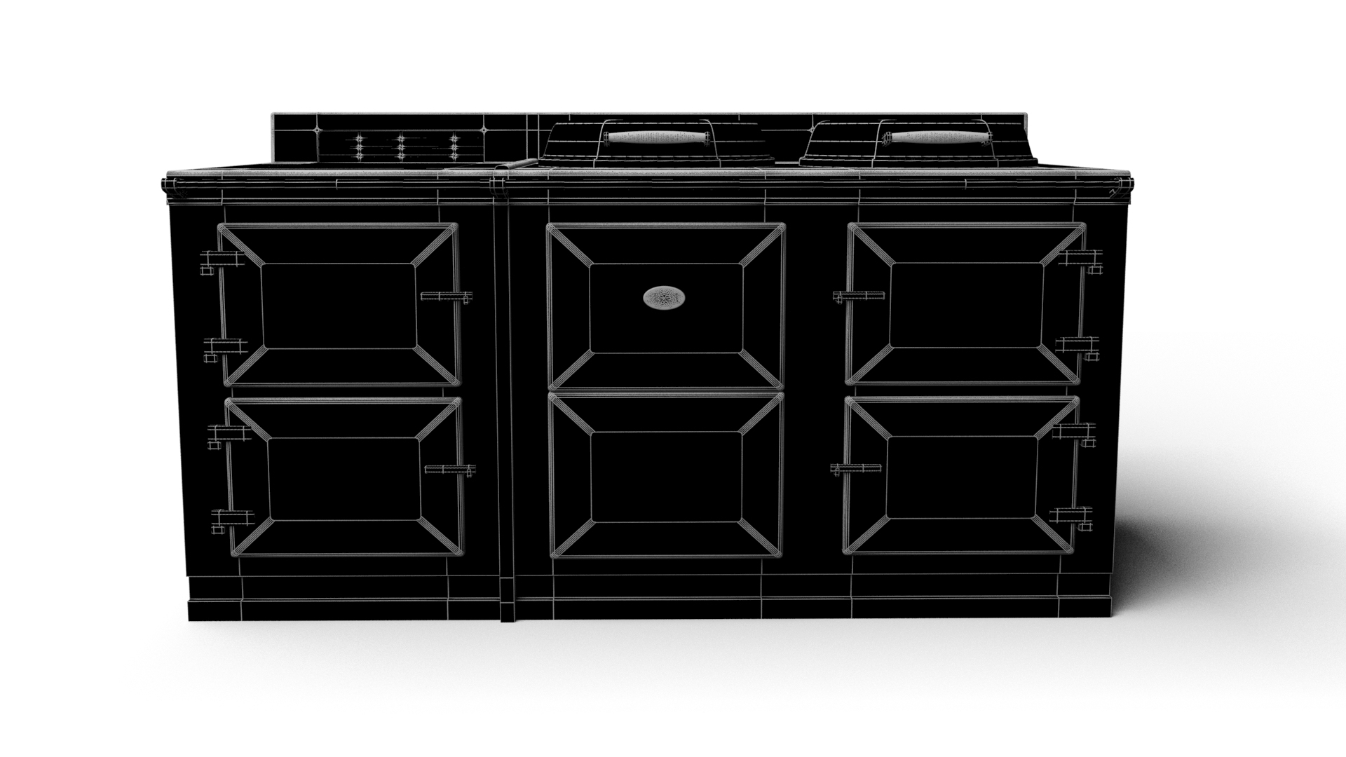 Aga Cooker 3d Model