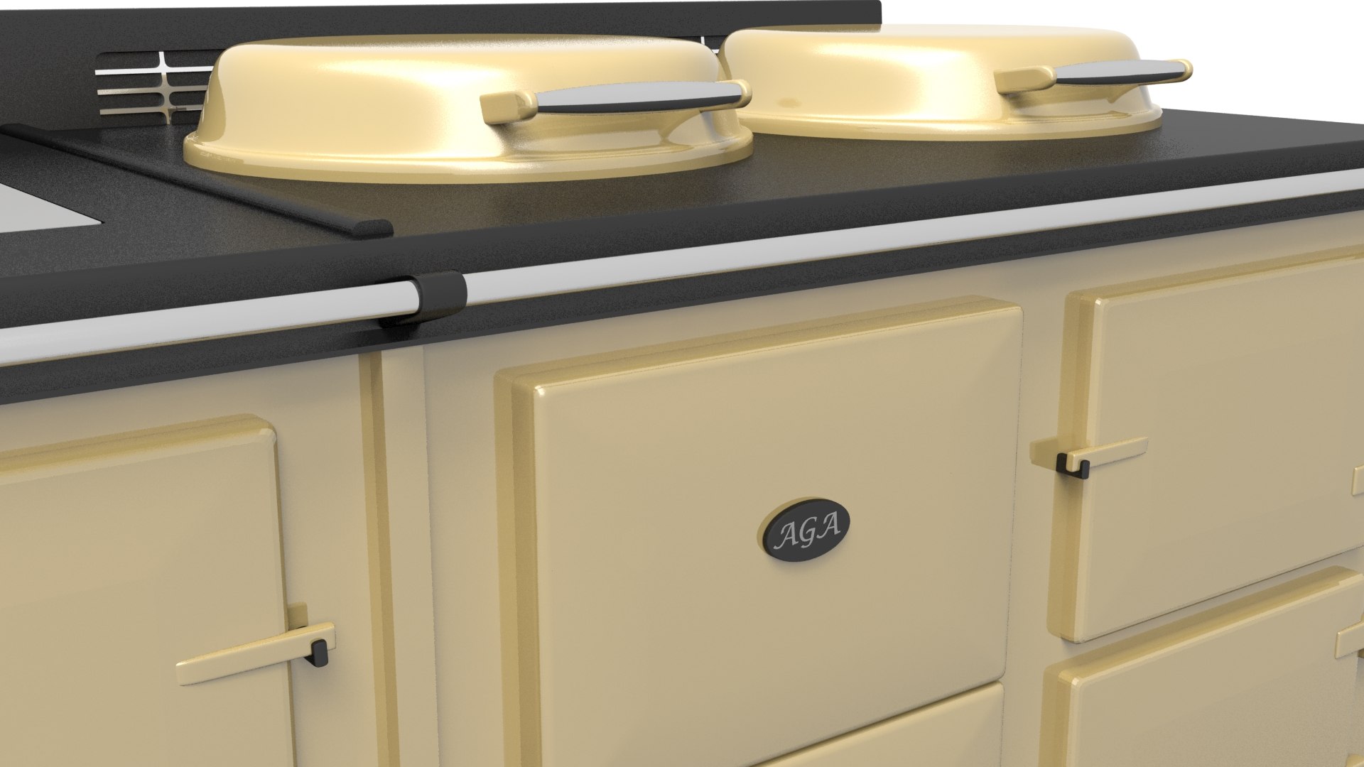 Aga Cooker 3d Model