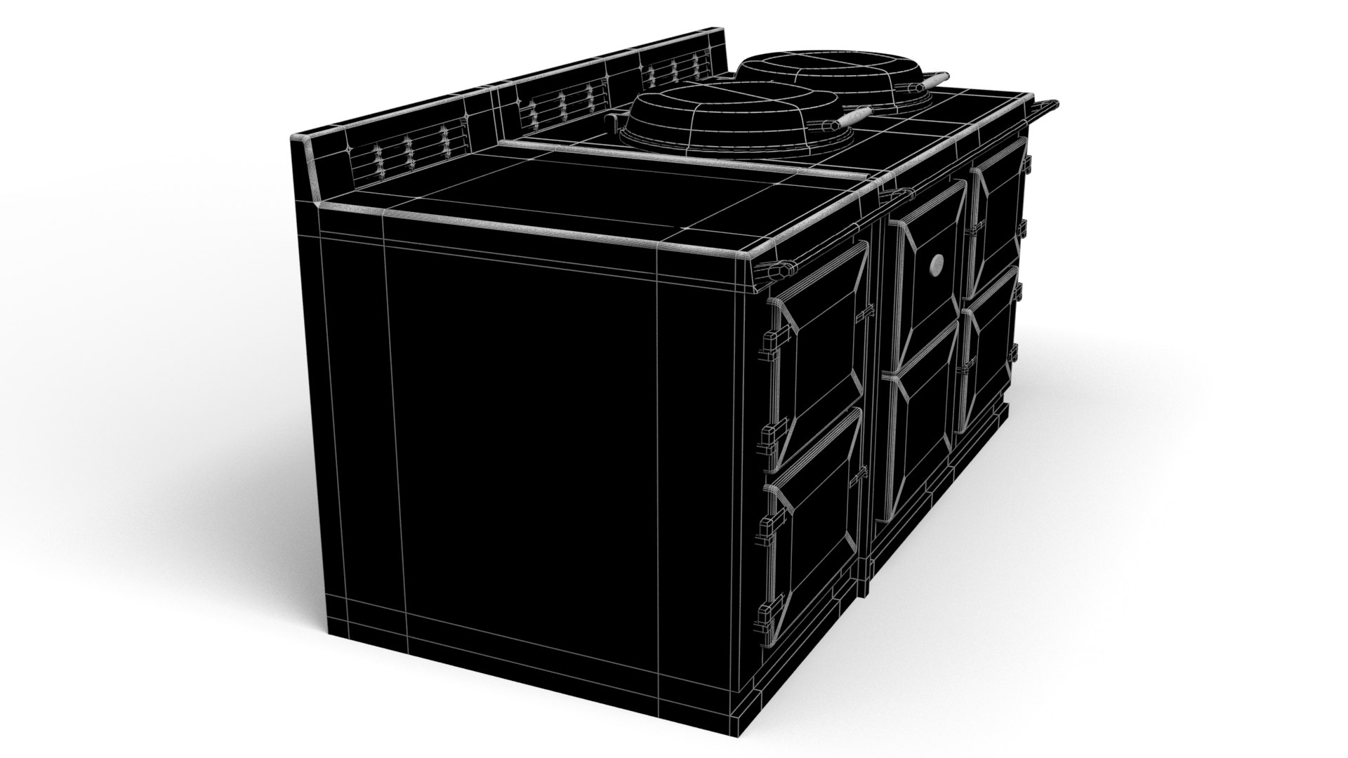 Aga Cooker 3d Model