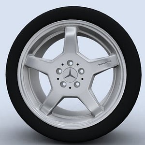 3d Model Amg Wheel Rim