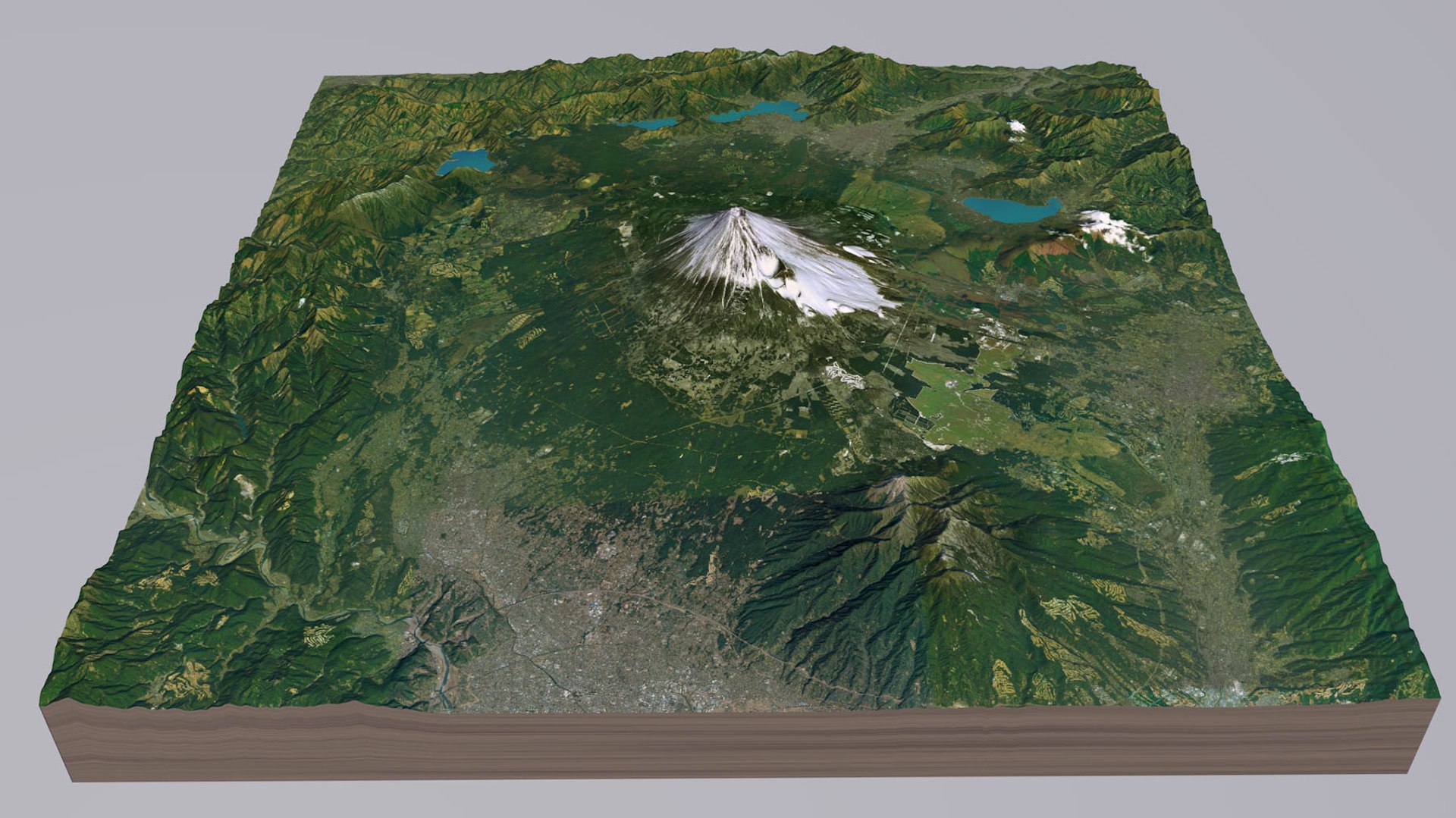 Mount Fuji 3D Model - TurboSquid 1309247