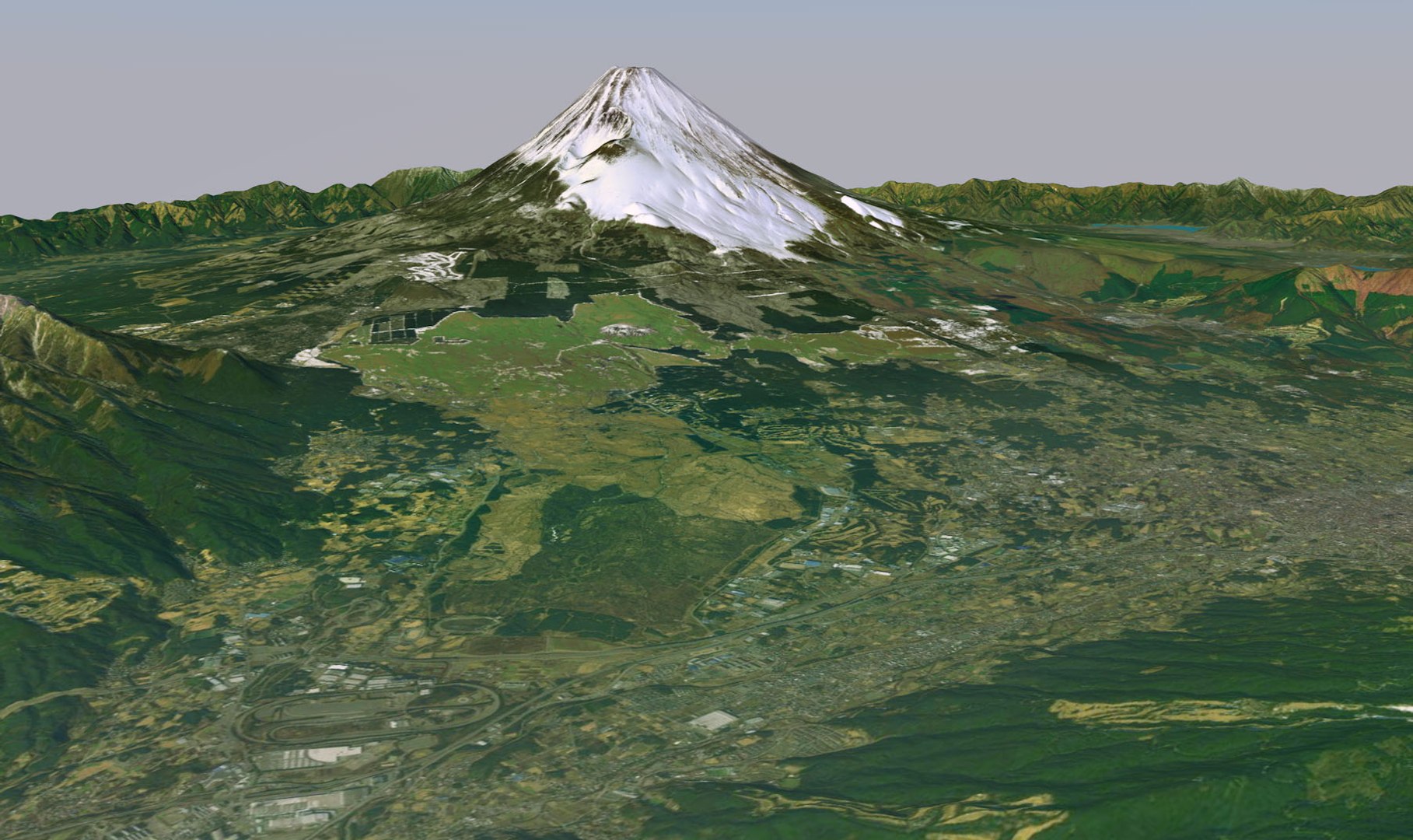 Mount Fuji 3D Model - TurboSquid 1309247