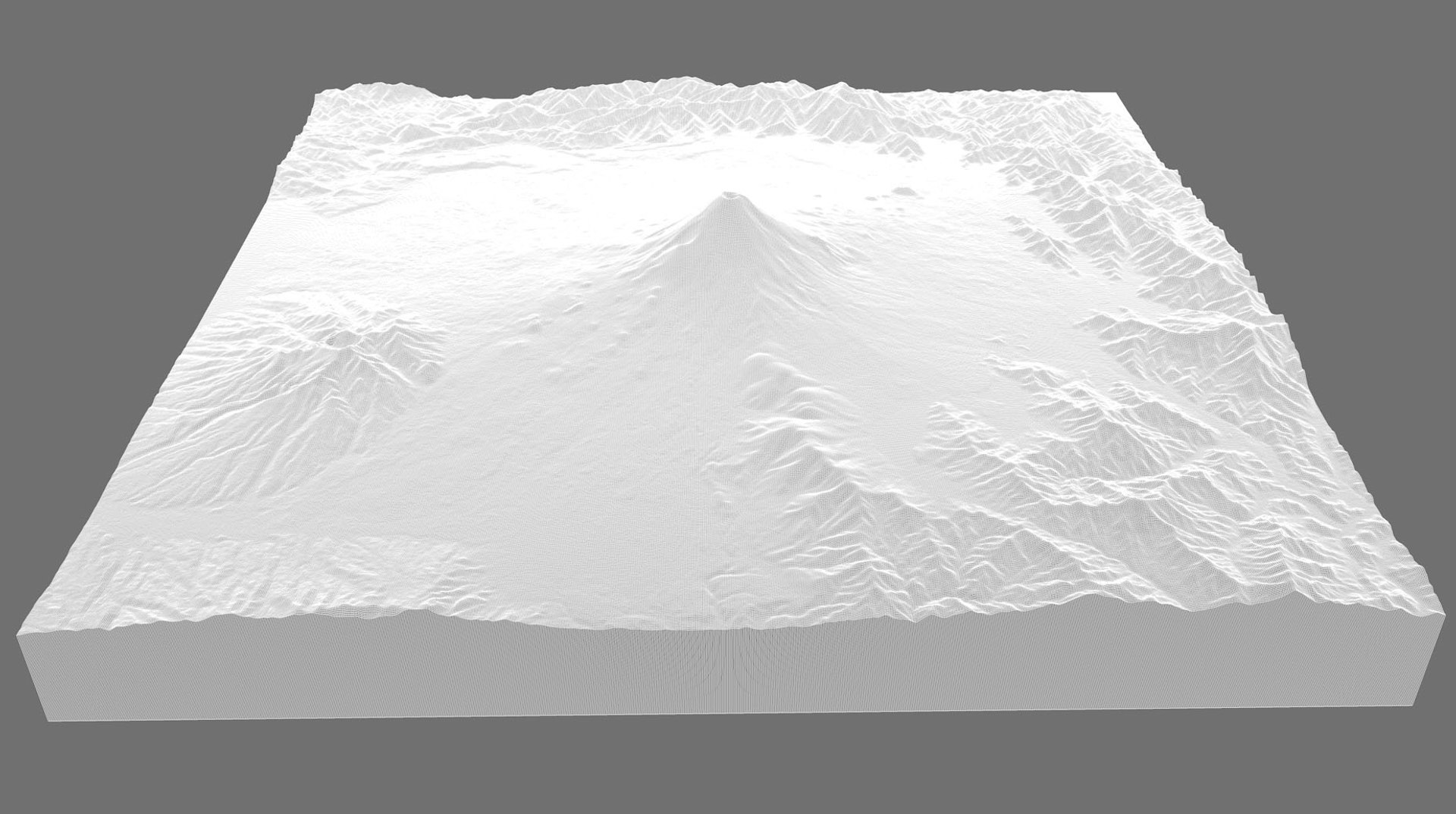 Mount Fuji 3D Model - TurboSquid 1309247