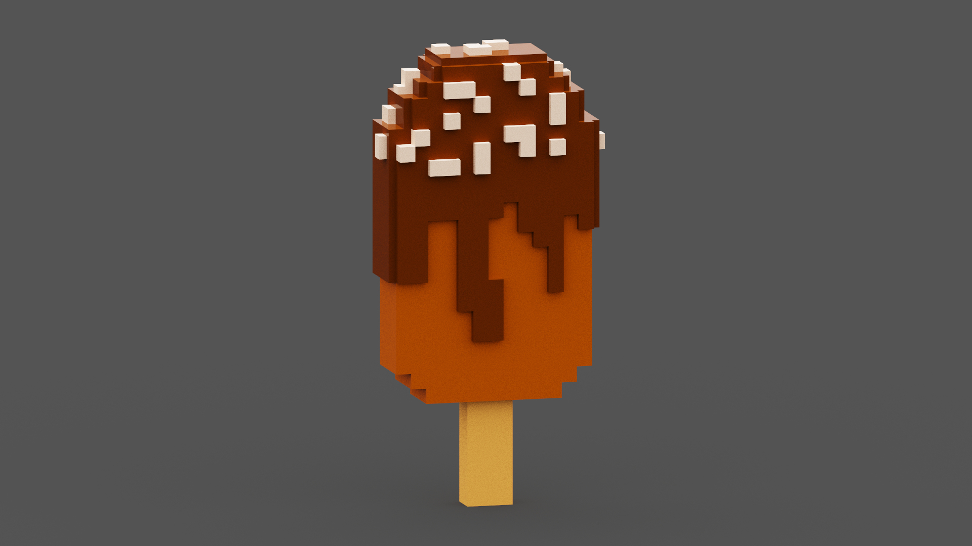 Voxel Chocolate Ice Cream 3D model - TurboSquid 2068259