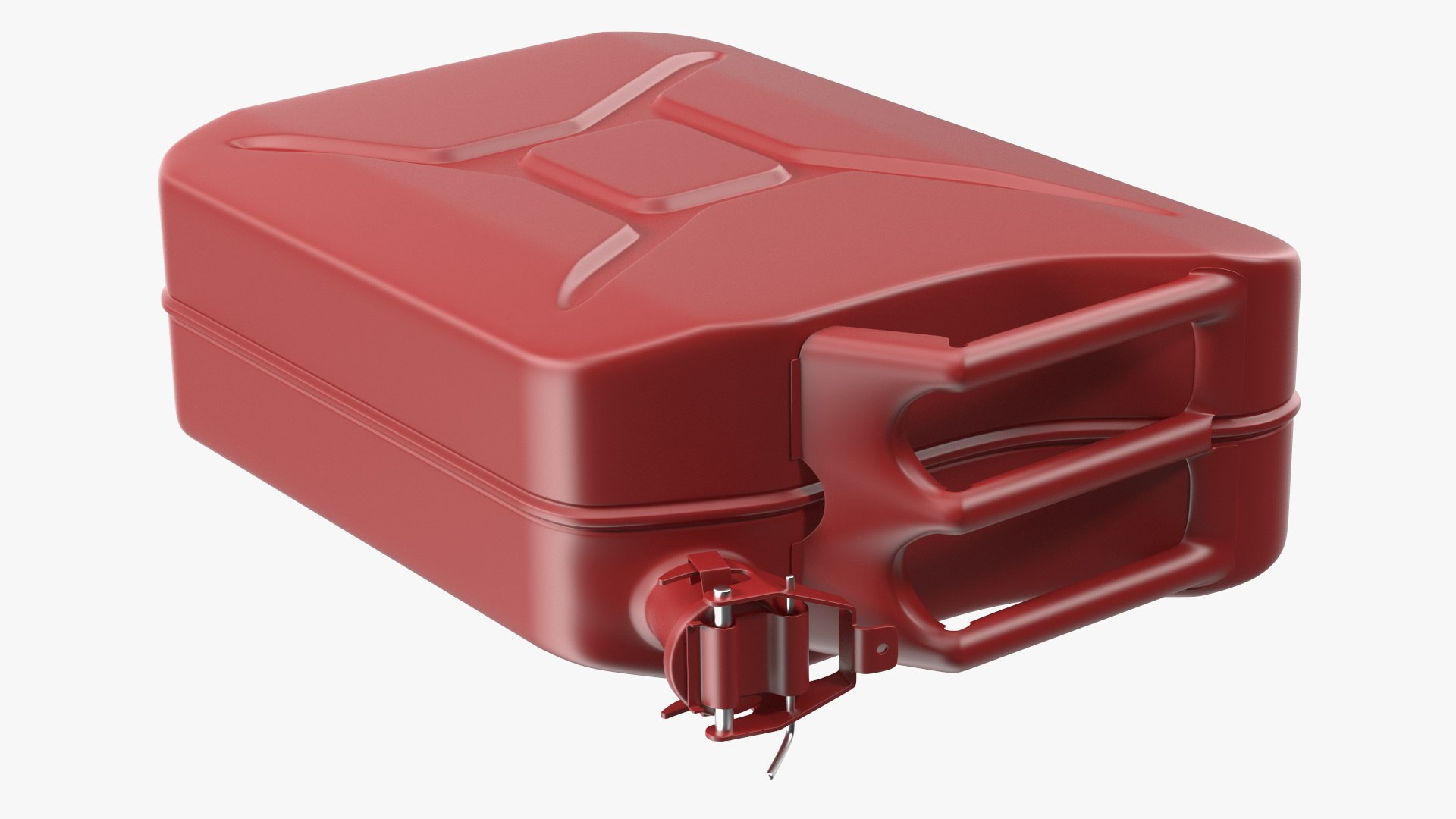 3D Steel Red Jerry Gas Can Model - TurboSquid 2112231