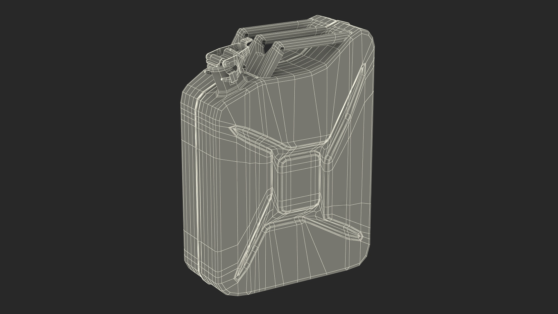 3D Steel Red Jerry Gas Can Model - TurboSquid 2112231