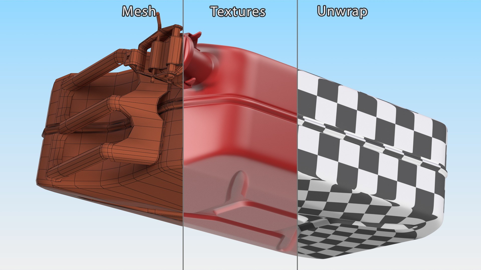 3D Steel Red Jerry Gas Can Model - TurboSquid 2112231