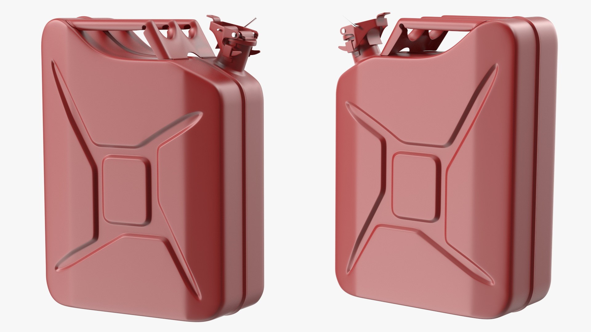 3D Steel Red Jerry Gas Can Model - TurboSquid 2112231