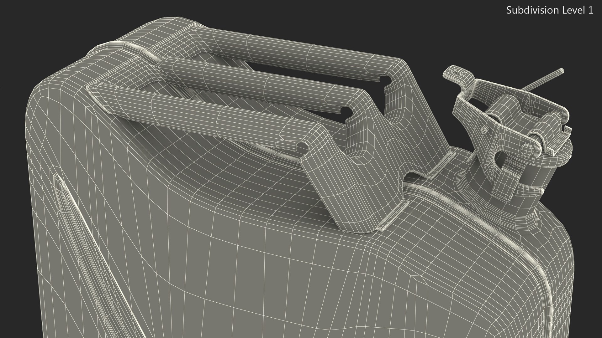 3D Steel Red Jerry Gas Can Model - TurboSquid 2112231