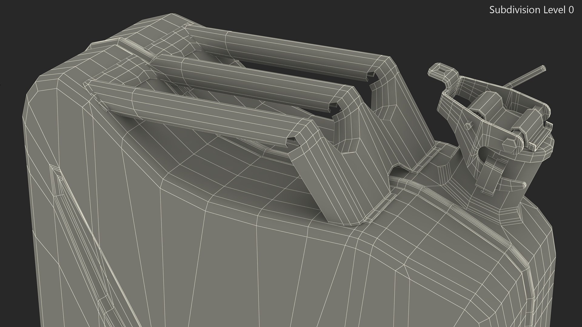 3D Steel Red Jerry Gas Can Model - TurboSquid 2112231