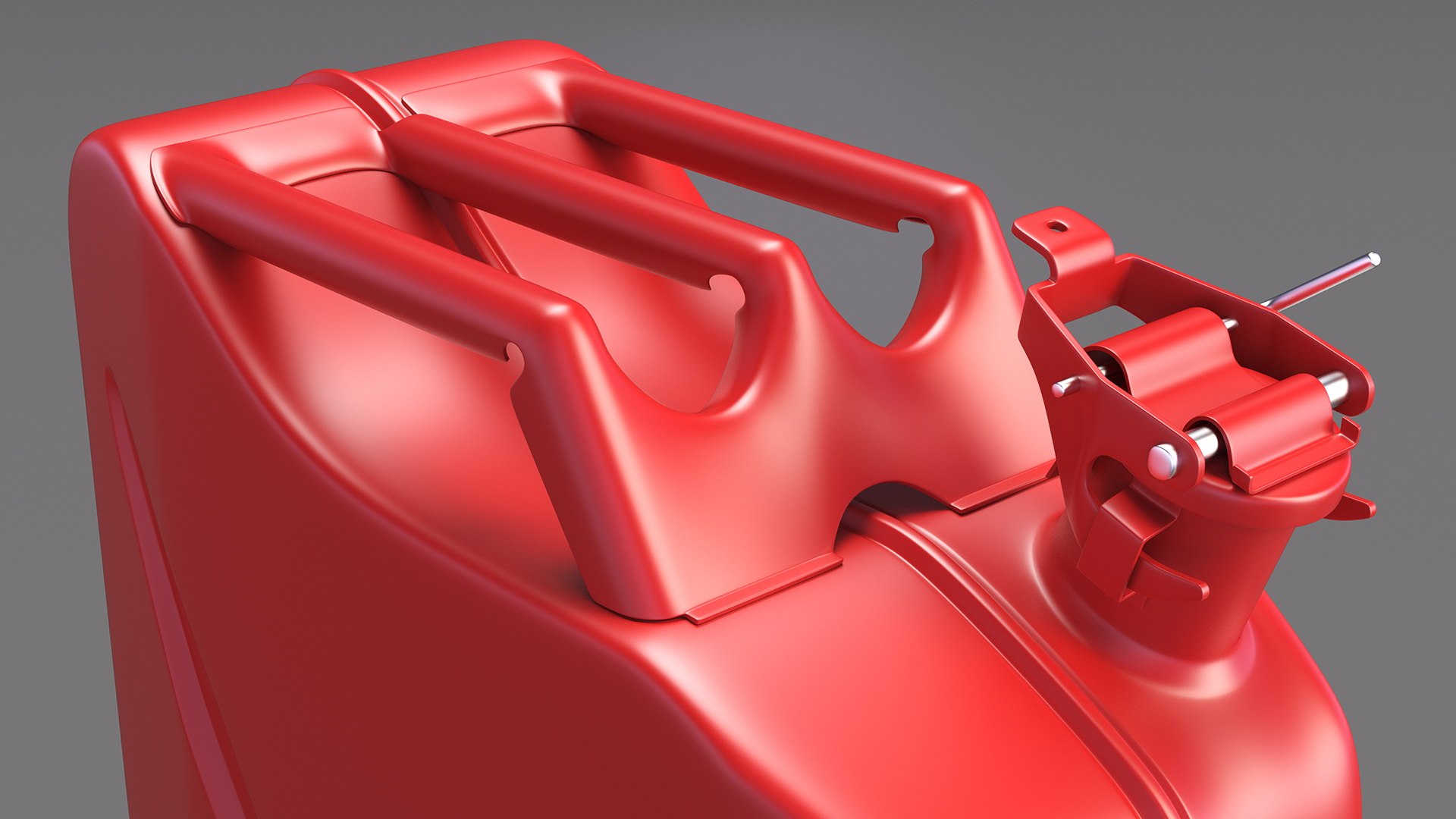 3D Steel Red Jerry Gas Can Model - TurboSquid 2112231