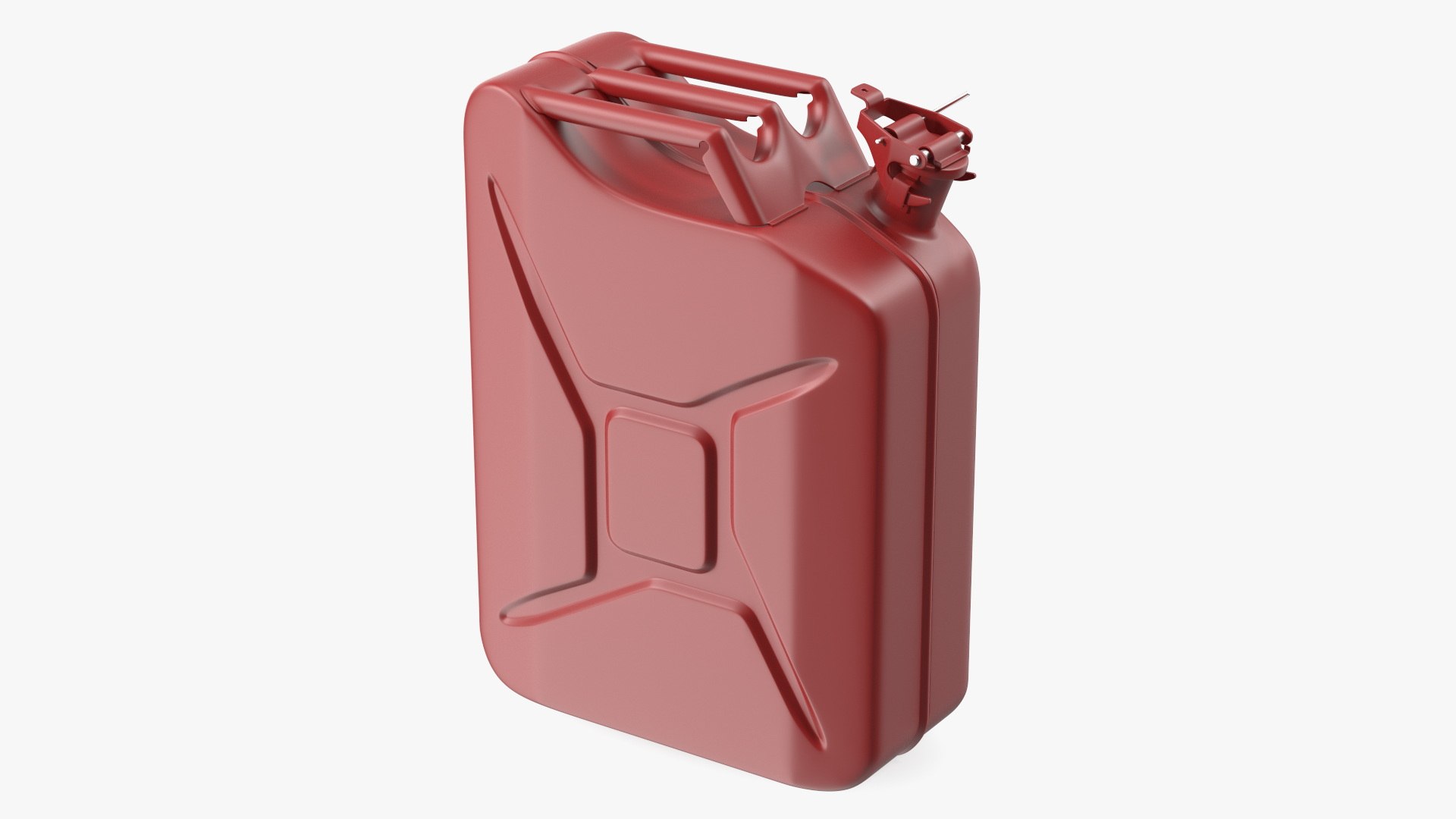 3D Steel Red Jerry Gas Can Model - TurboSquid 2112231