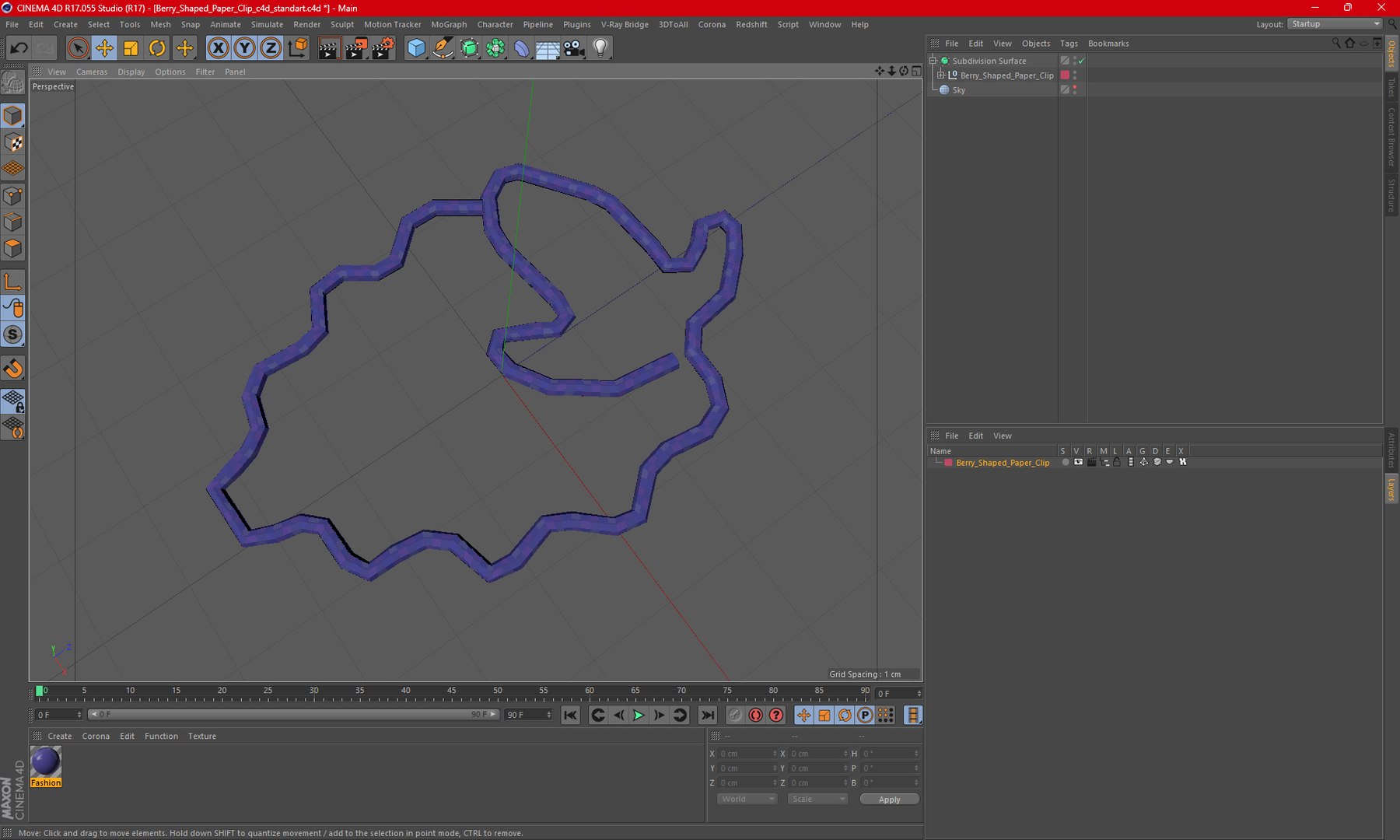3D Berry Shaped Paper Clip Model - TurboSquid 2193432