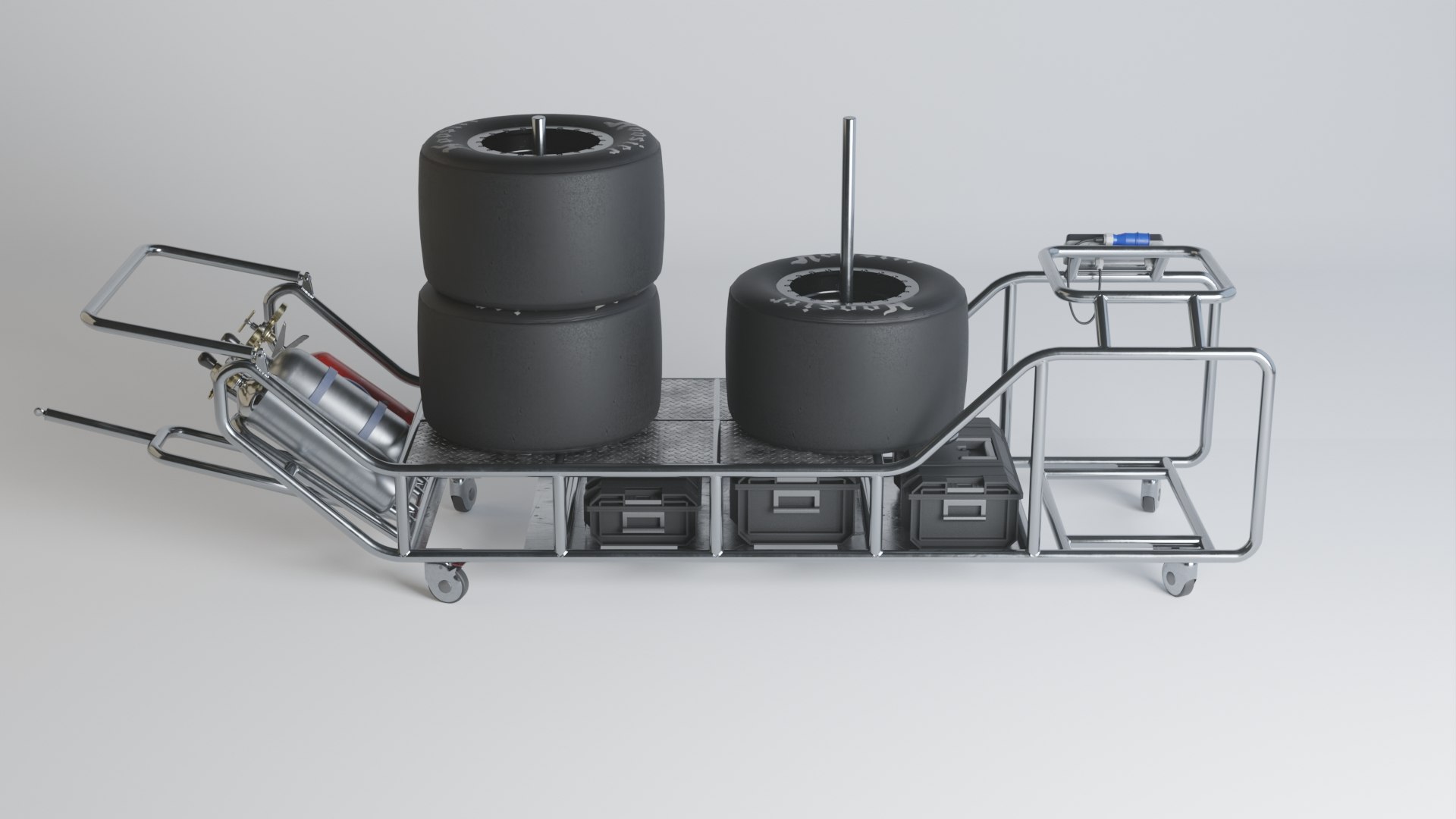 Big Pit Racing Trolley PBR 3D - TurboSquid 1960628