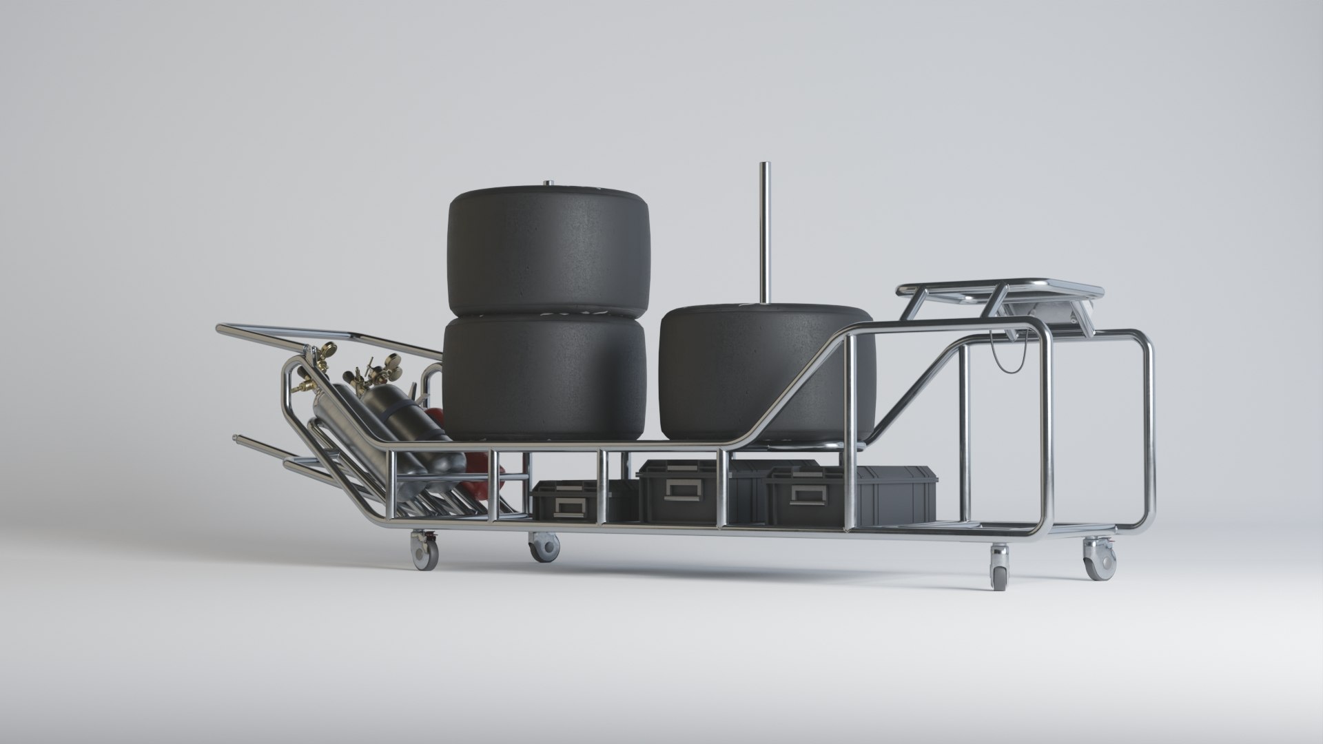 Big Pit Racing Trolley PBR 3D - TurboSquid 1960628