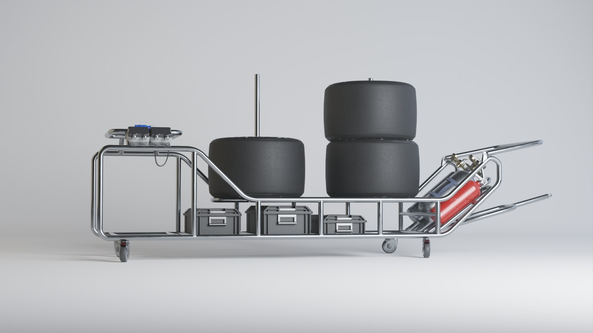 Big Pit Racing Trolley PBR 3D - TurboSquid 1960628