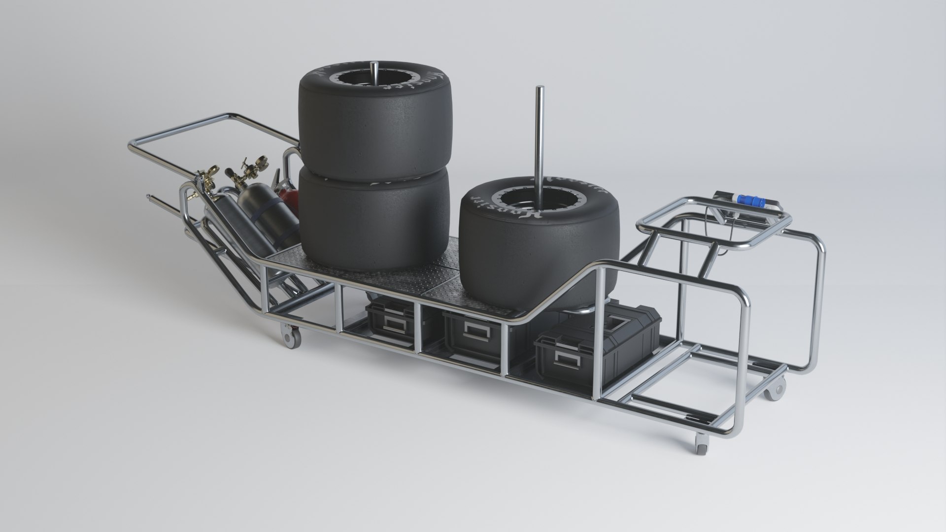 Big Pit Racing Trolley PBR 3D - TurboSquid 1960628