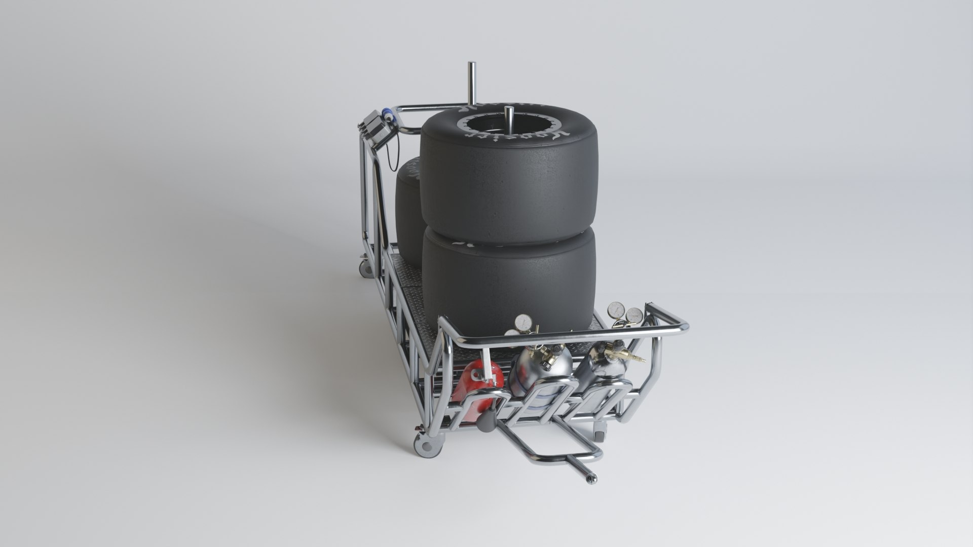Big Pit Racing Trolley PBR 3D - TurboSquid 1960628
