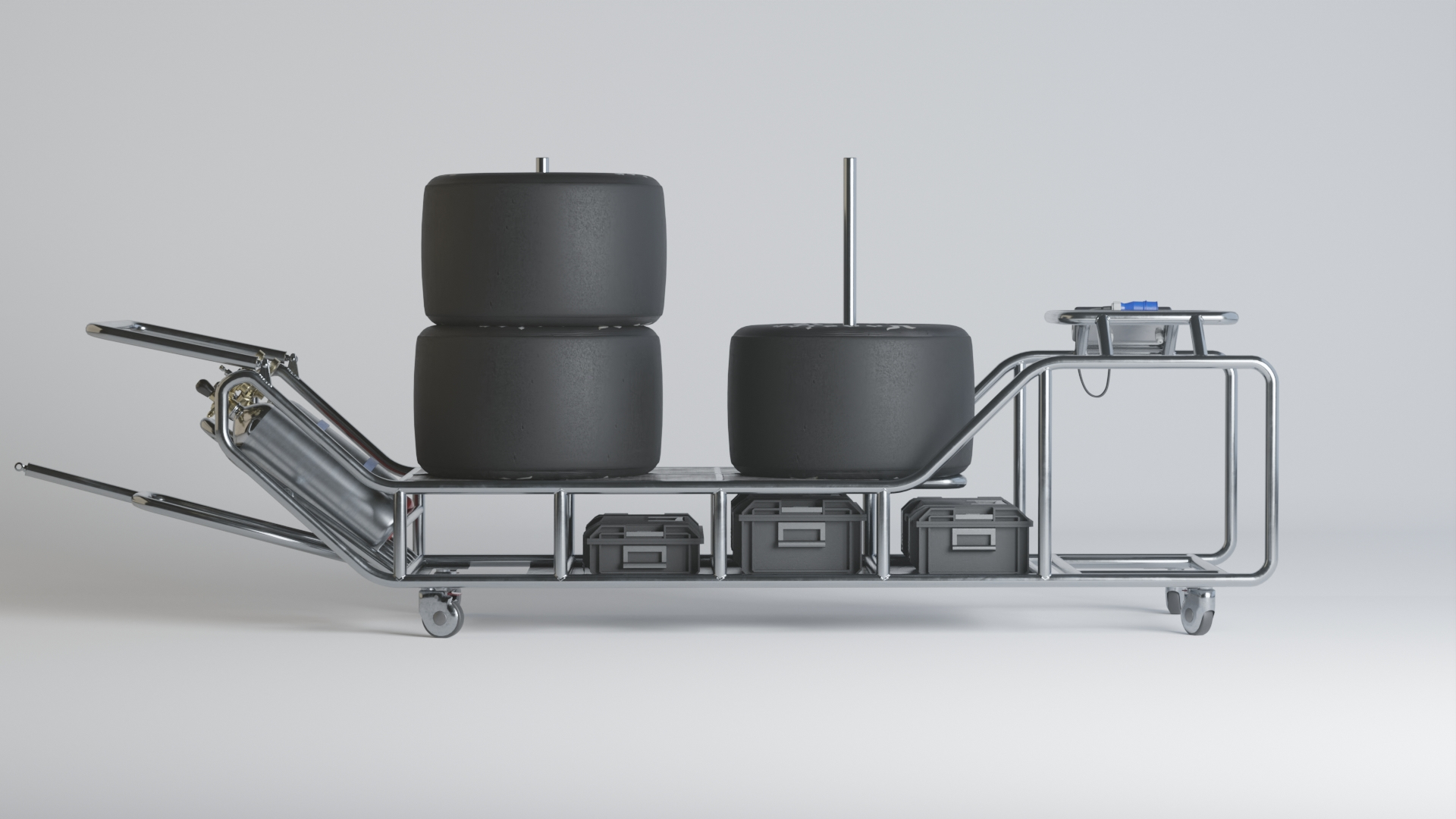 Big Pit Racing Trolley PBR 3D - TurboSquid 1960628