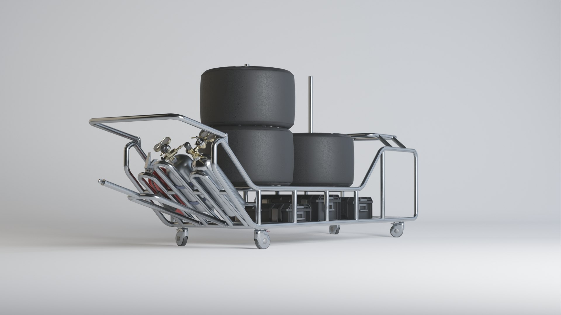 Big Pit Racing Trolley PBR 3D - TurboSquid 1960628