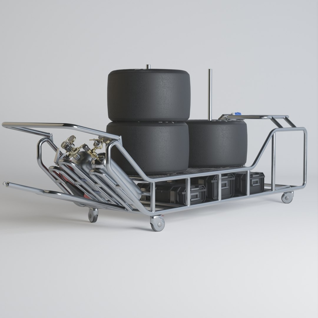 Big Pit Racing Trolley PBR 3D - TurboSquid 1960628