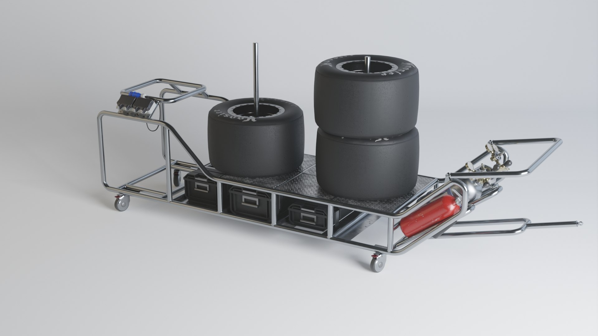 Big Pit Racing Trolley PBR 3D - TurboSquid 1960628