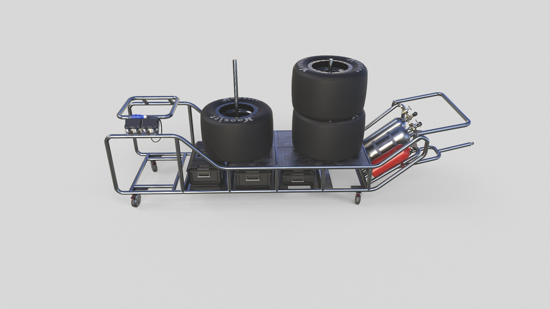 Big Pit Racing Trolley PBR 3D - TurboSquid 1960628