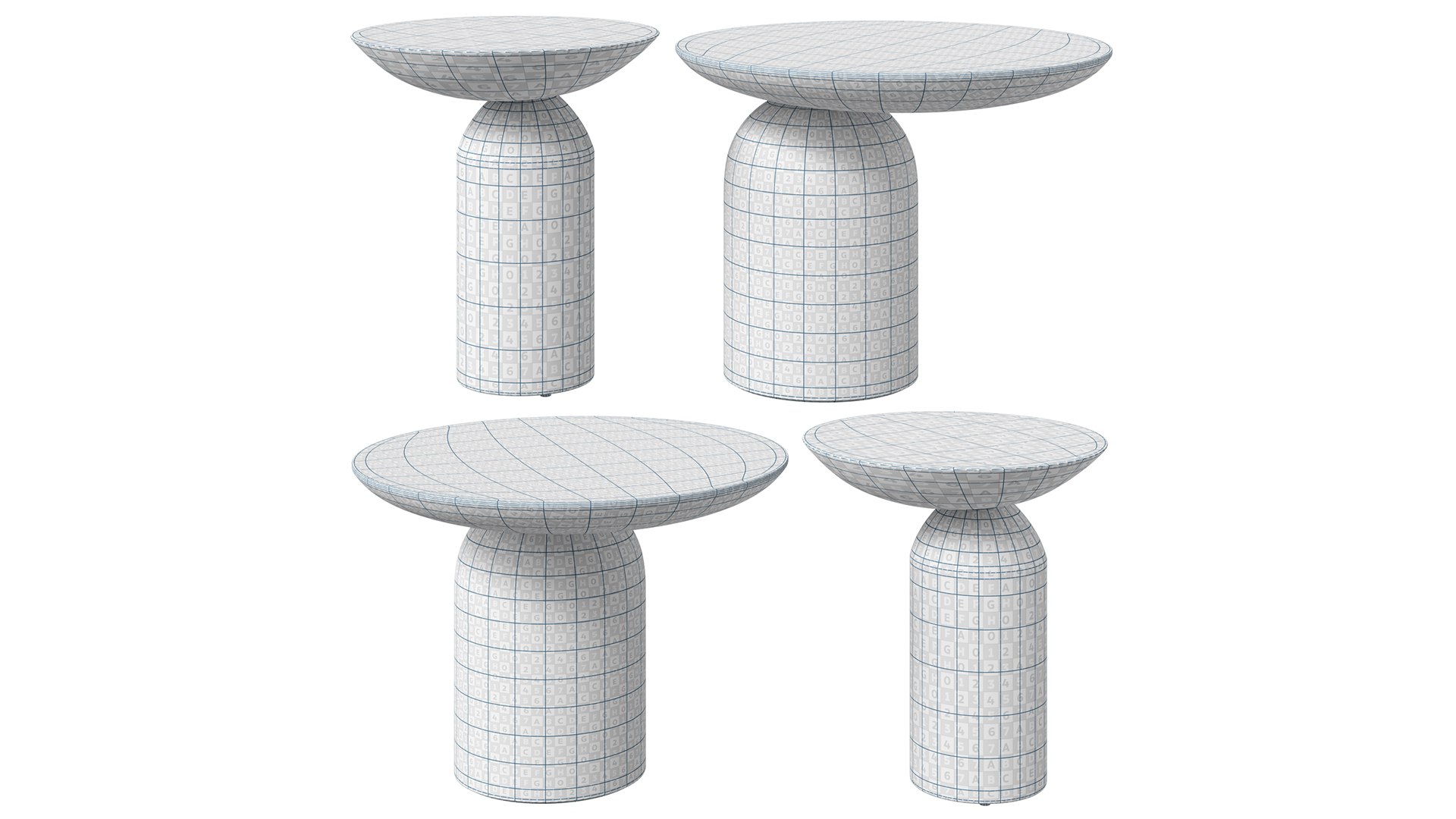 3D Dawid Shaw Walter Tables - TurboSquid 2212318