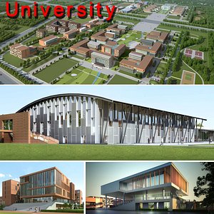 Download Free & Premium Munger University Logo 3D Models | TurboSquid