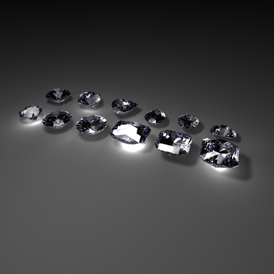 12 Diamonds 3d Model
