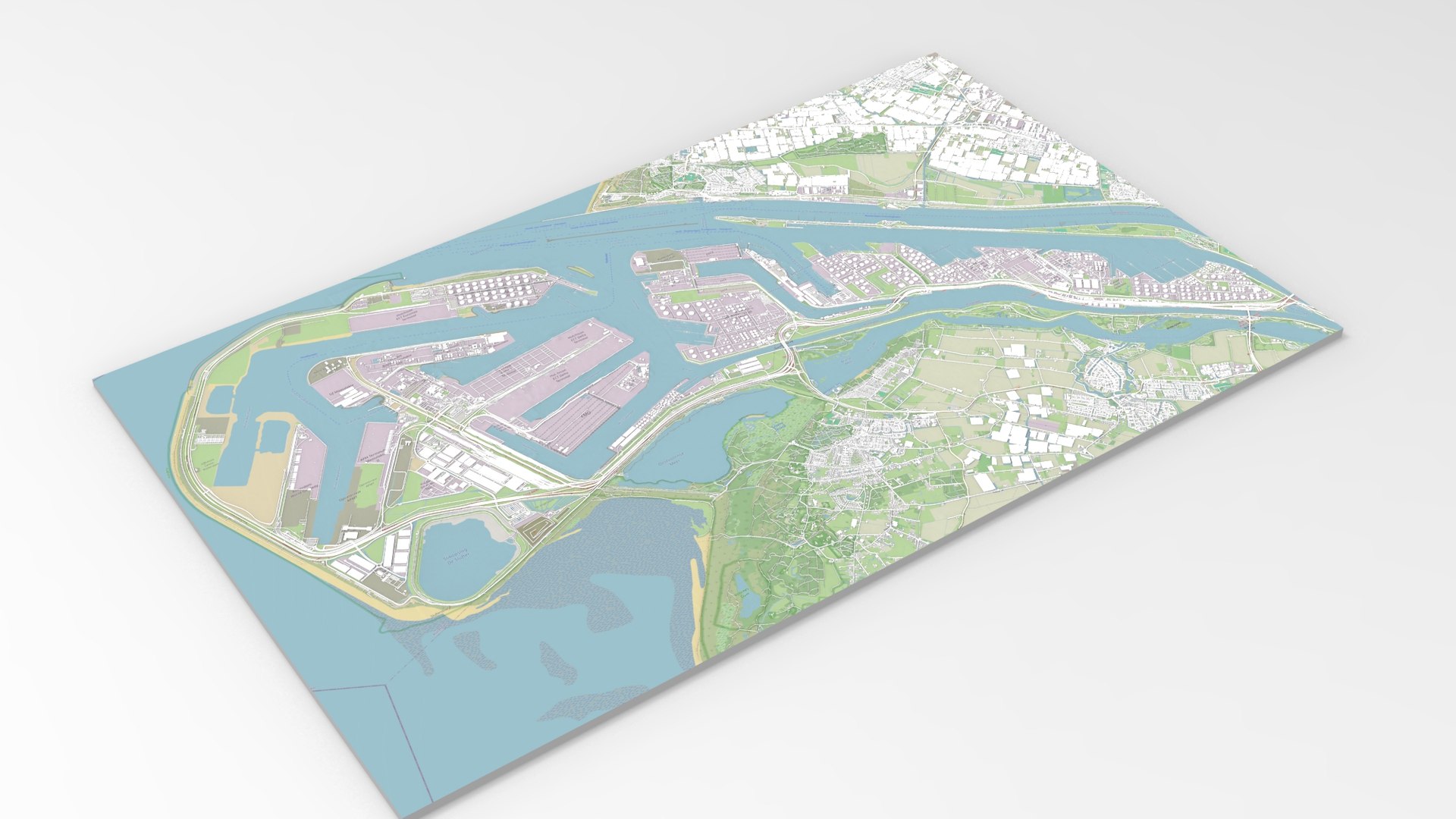The Port Of Rotterdam South Holland Netherlands 3D Model - TurboSquid ...