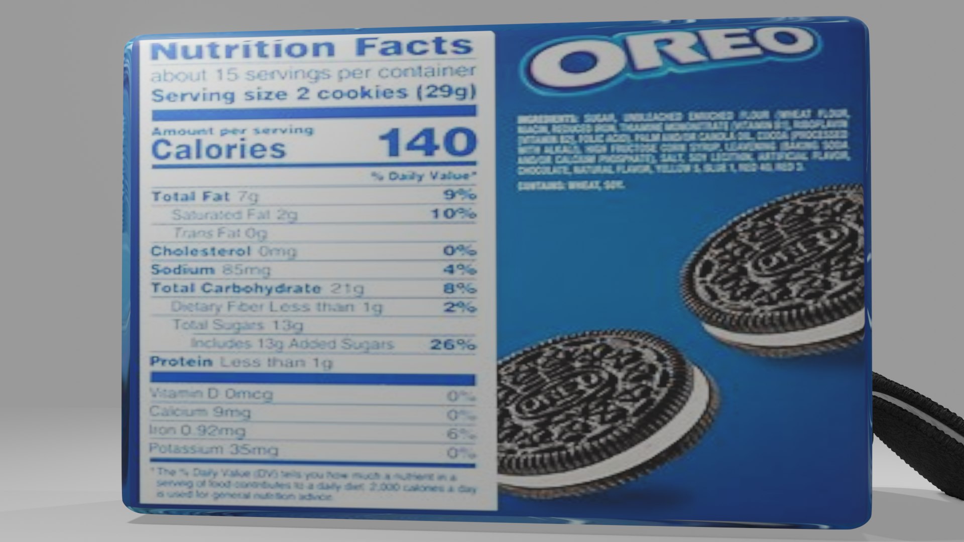 OREO Biscuit 3D Model - TurboSquid 2236325