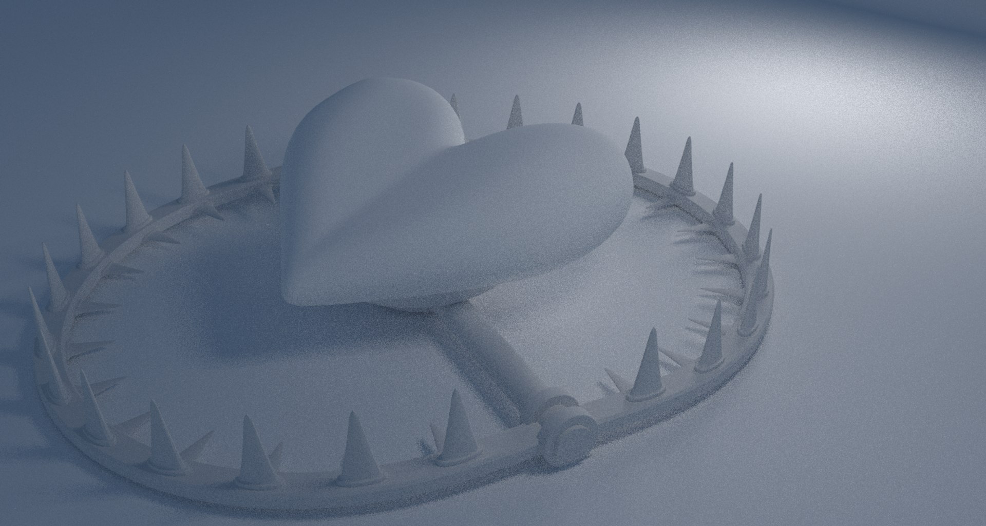 heart trap 3d model