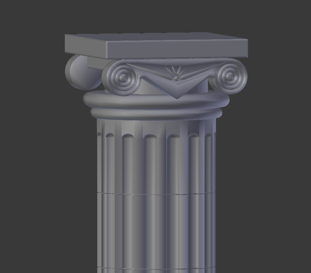 Greek Column Obj