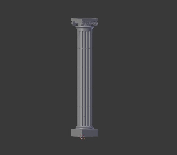 greek column obj