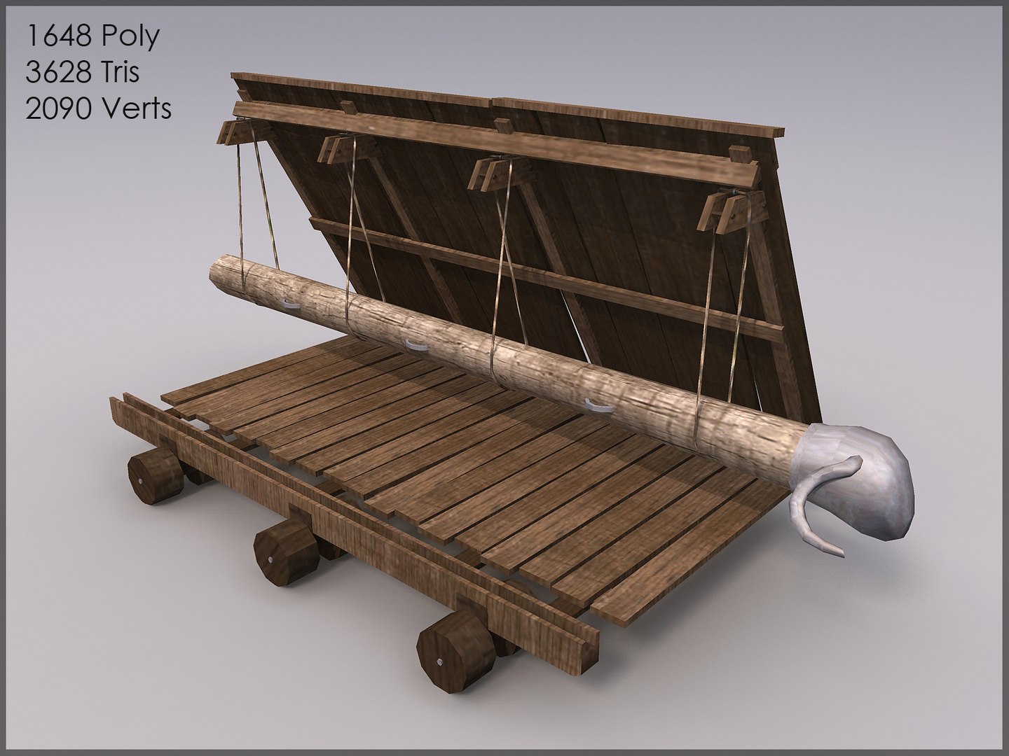 3d model battering ram