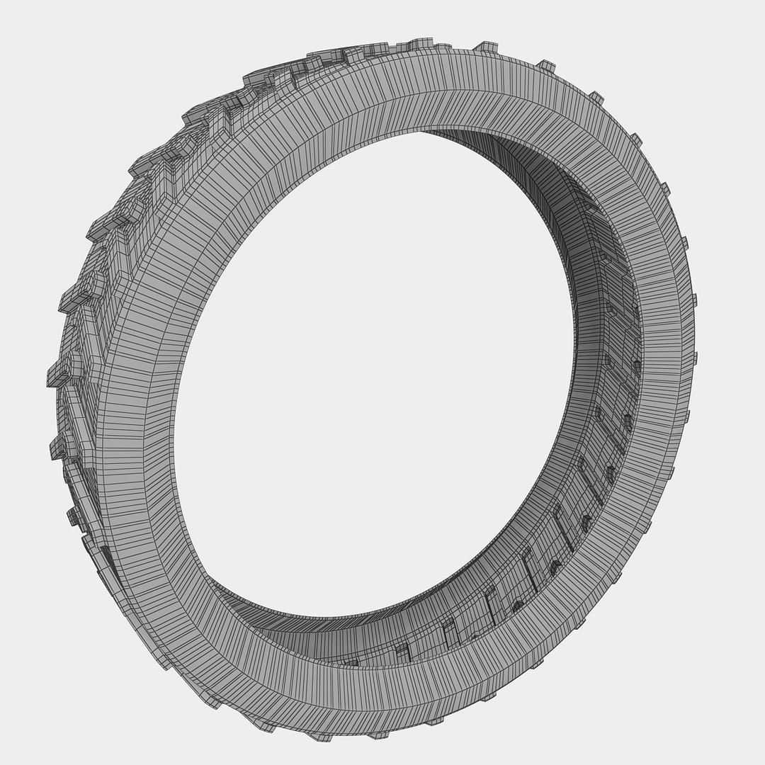 Tractor Tires 3d Model