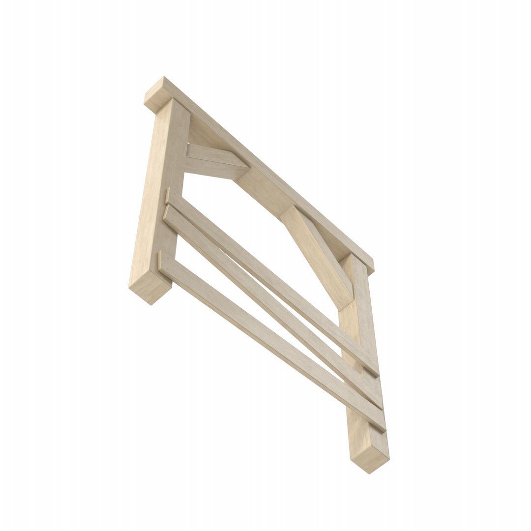 Wooden Mine Support Enter Closed 3D Model - TurboSquid 2299301