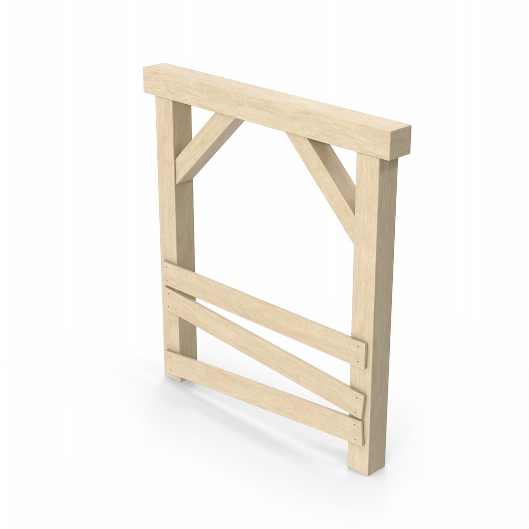 Wooden Mine Support Enter Closed 3D Model - TurboSquid 2299301