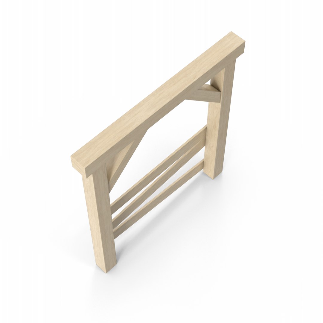 Wooden Mine Support Enter Closed 3D Model - TurboSquid 2299301