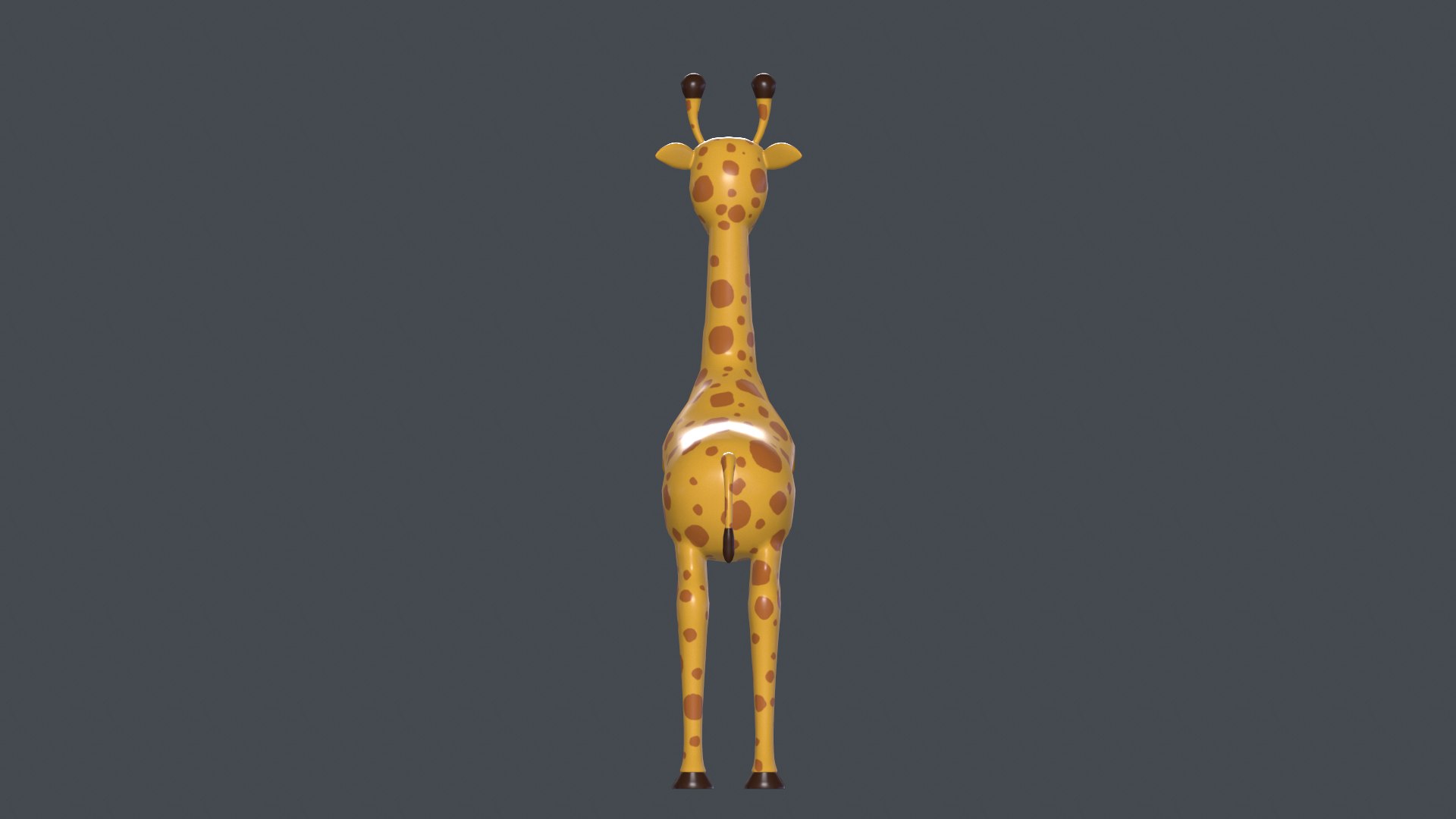 Girafee Cartoon Model 3D - TurboSquid 1874459