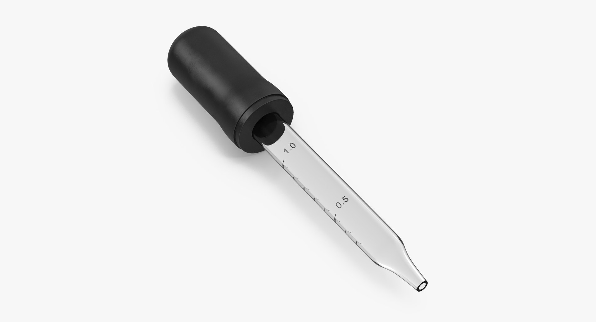 Medicine Dropper 3d Model