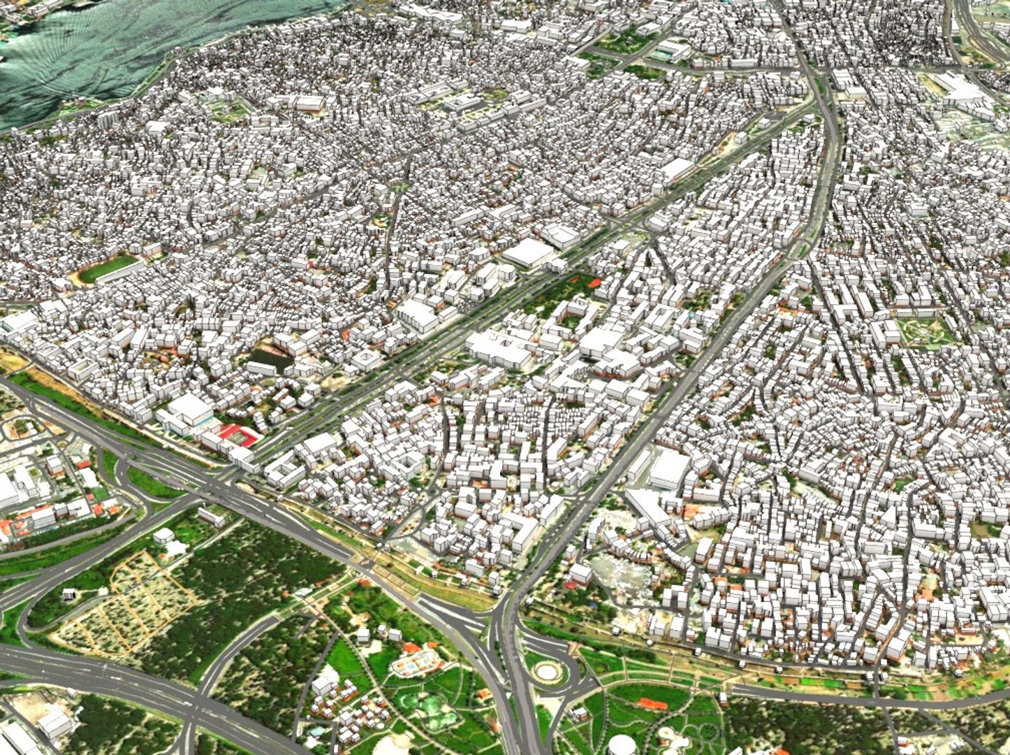 Cityscape Istanbul City Turkey 3D Model - TurboSquid 1638332