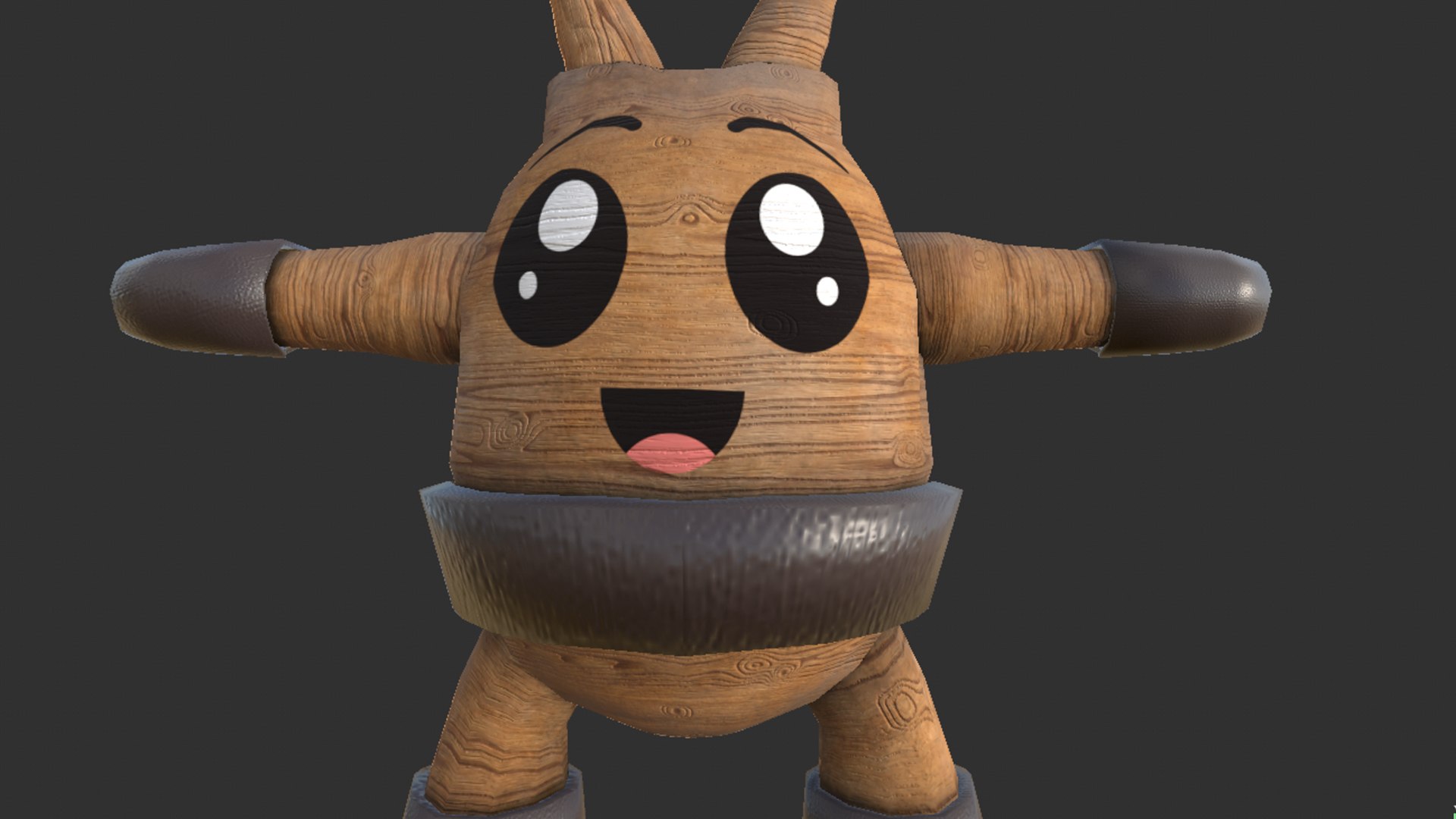 3D Character Hero Game Wood Chibi Model - TurboSquid 2169129