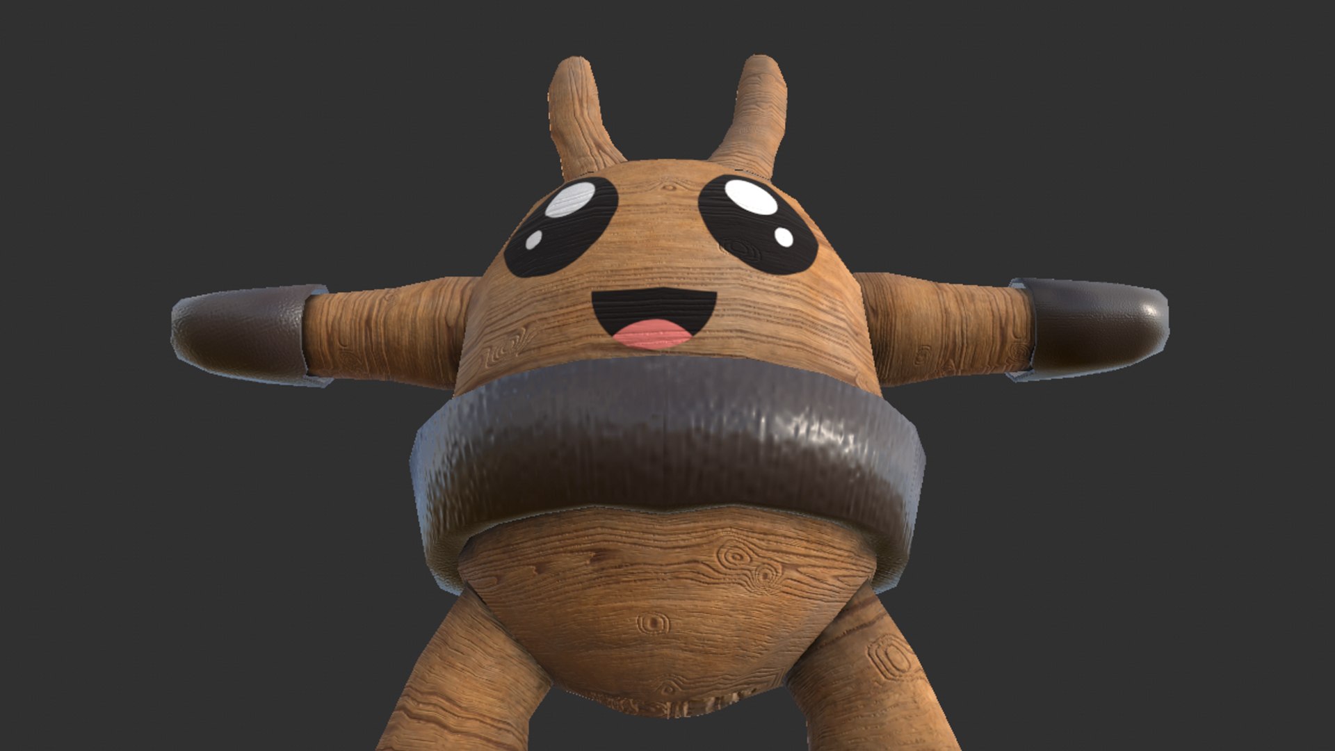 3D Character Hero Game Wood Chibi Model - TurboSquid 2169129