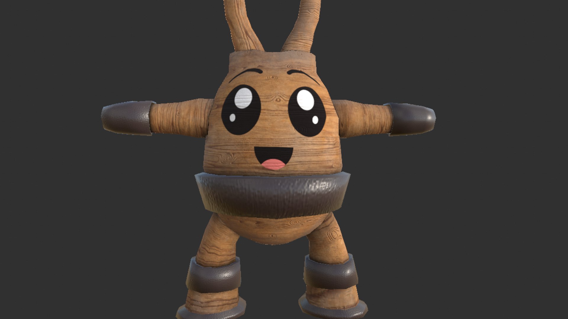 3D Character Hero Game Wood Chibi Model - TurboSquid 2169129