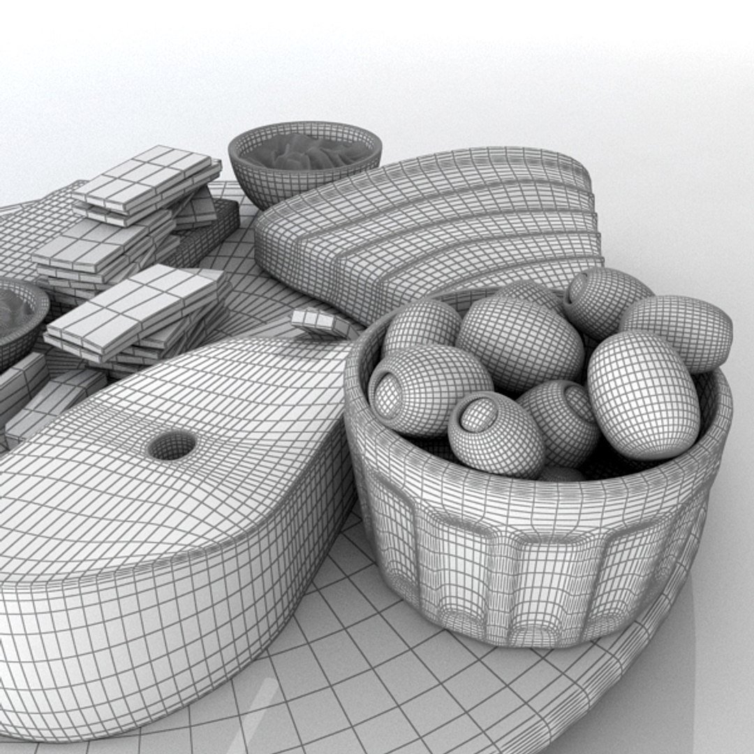 Breakfast Plate 3D Model - TurboSquid 1291210