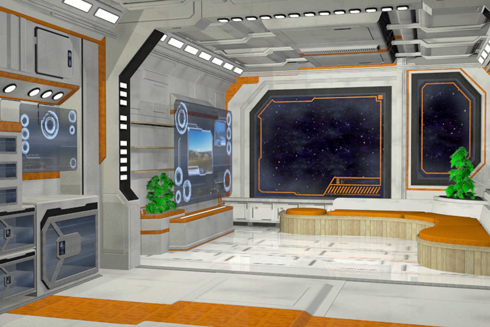 Max - Sci Fi Interior