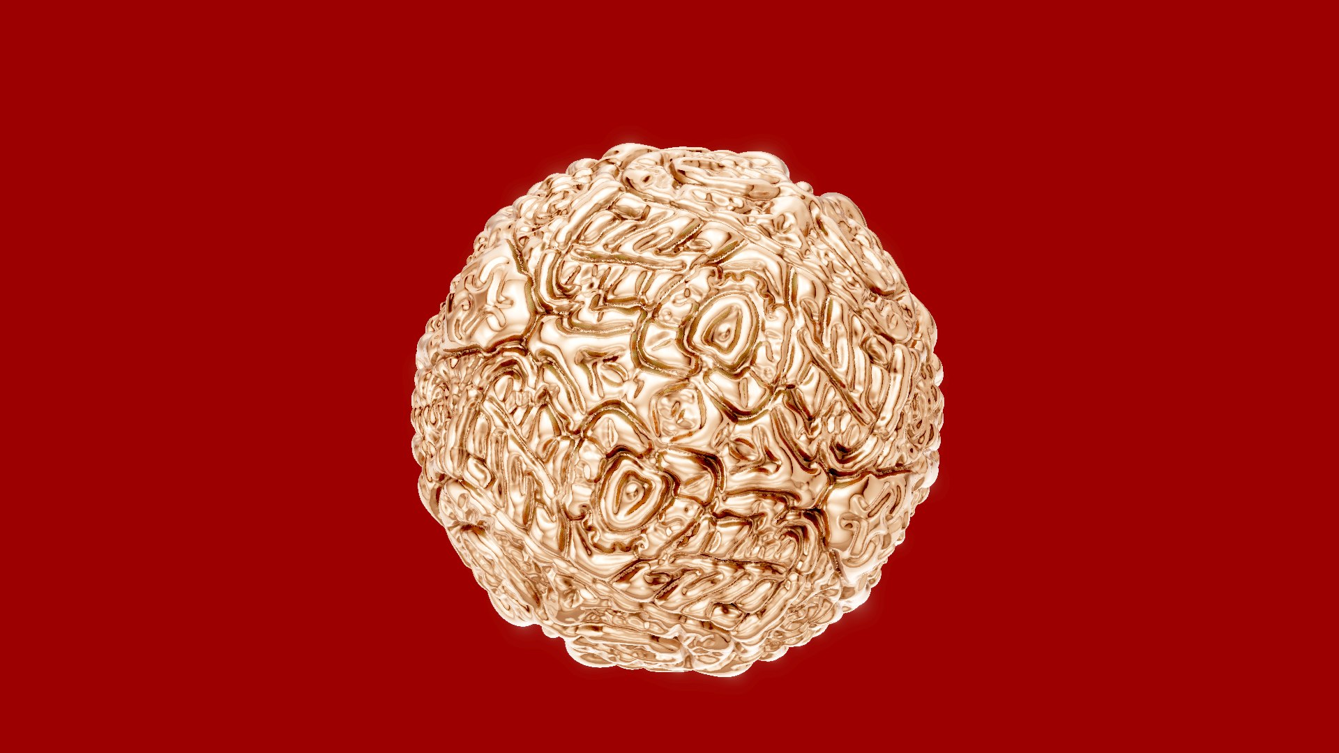 3D Model Celtic Knot Textured Ball - TurboSquid 2351643
