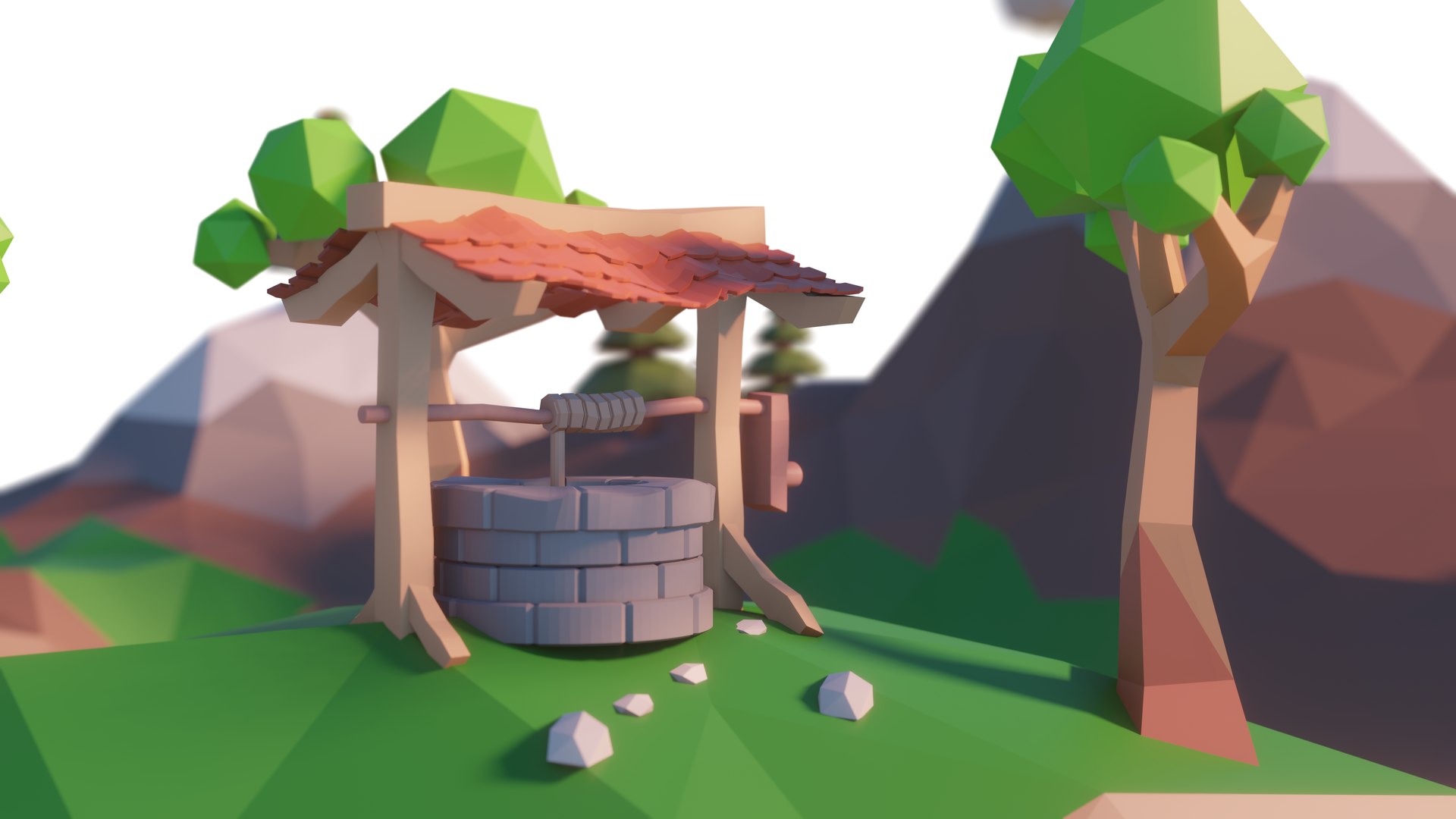 3D Low Poly Island - TurboSquid 1981955